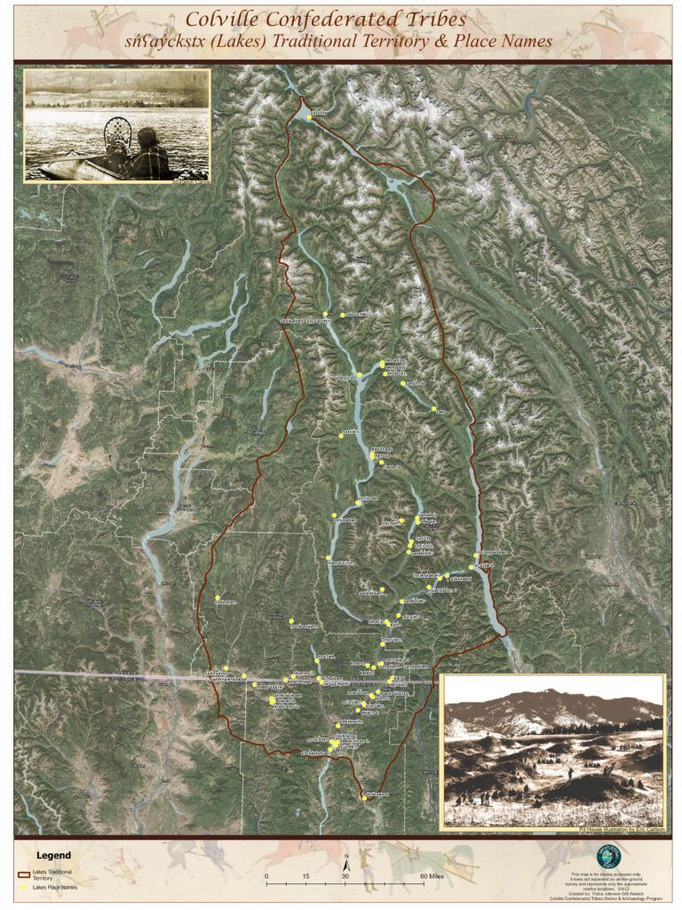 Place Name Map - Sinixt